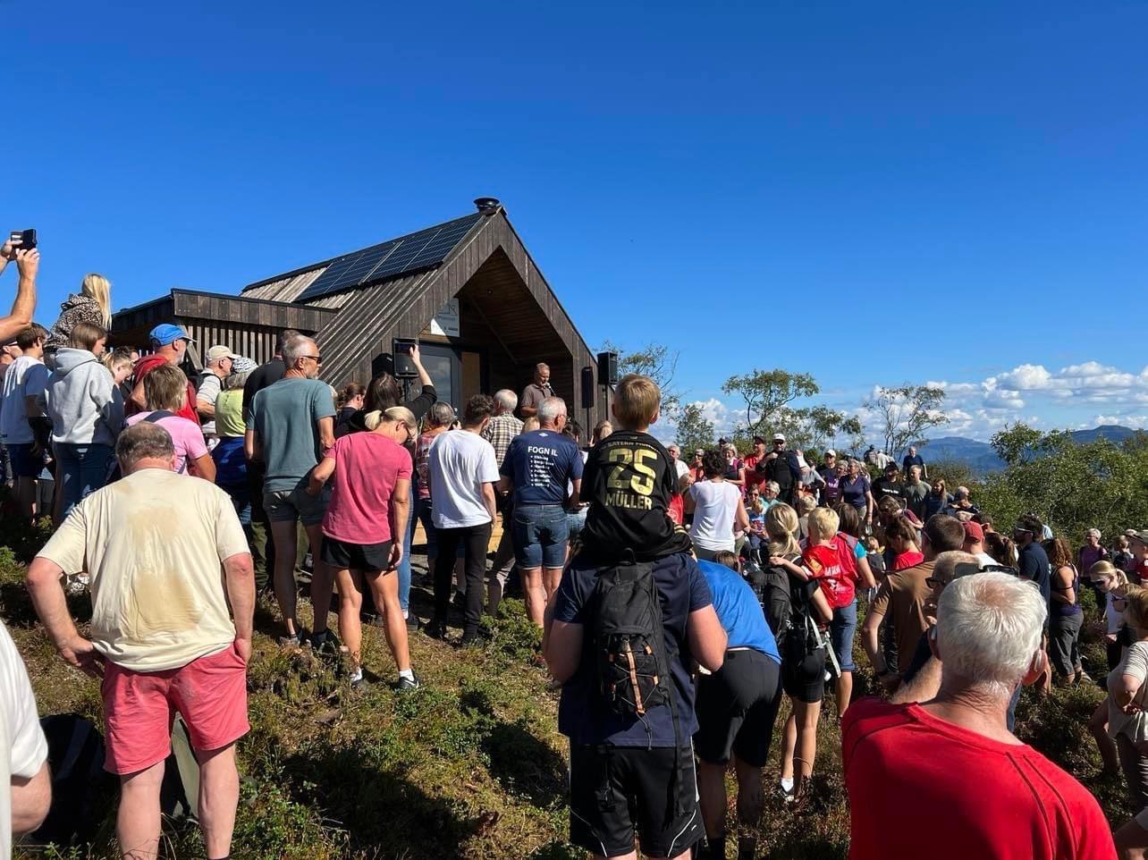 Rogalands 11. dagsturhytte åpnet Rogalands 11. dagsturhytte åpnet