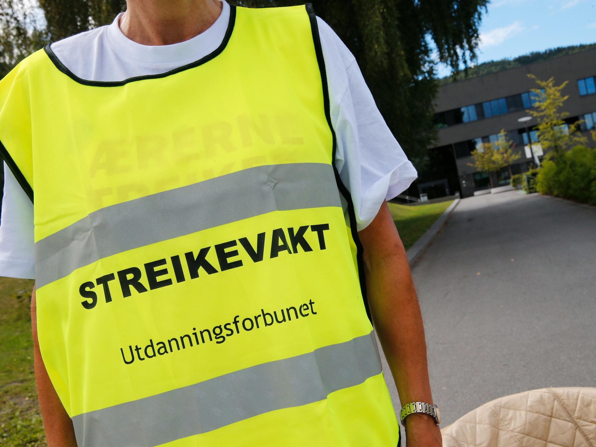 Lærerstreiken trappes ytterligere opp Lærerstreiken trappes ytterligere opp