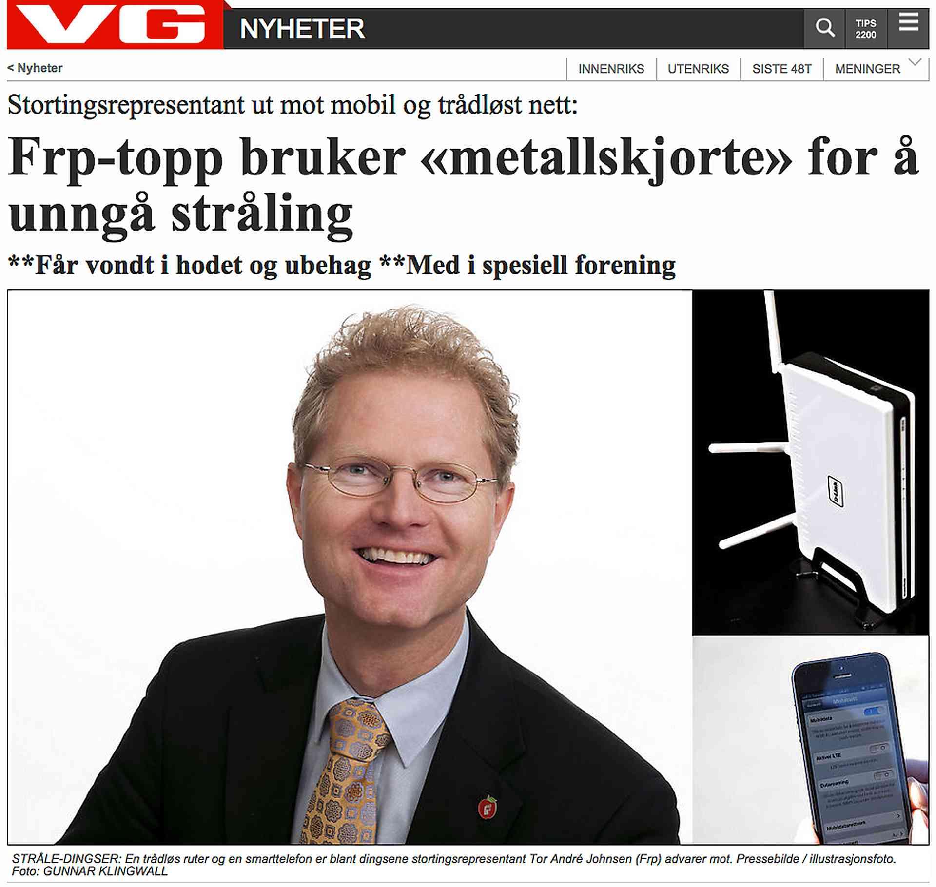 - Tor André Johnsen-saken er storm i et vannglass - Tor André Johnsen-saken er storm i et vannglass