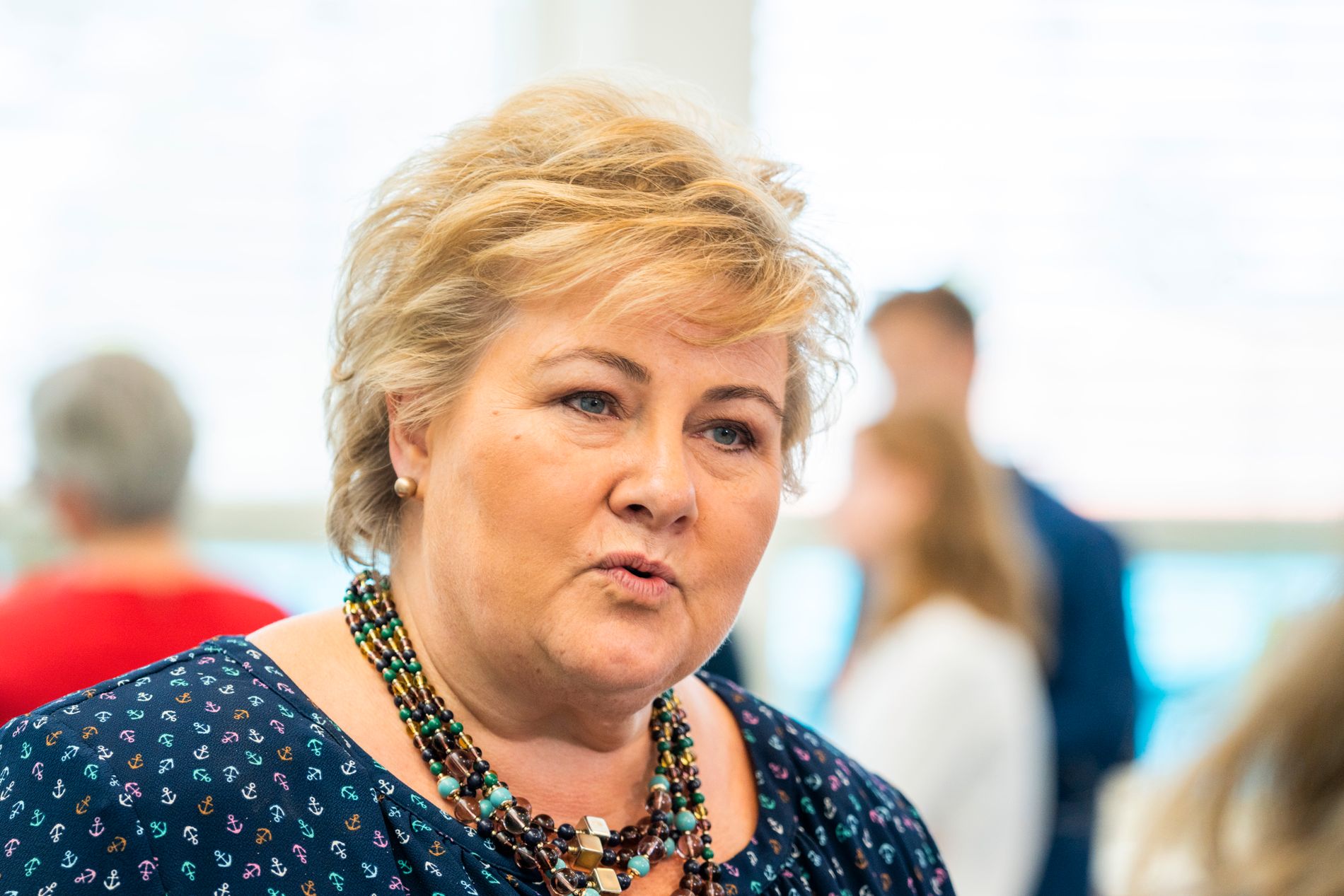 Erna Solberg ble overrasket over ansettelsen av Tangen Erna Solberg ble overrasket over ansettelsen av Tangen
