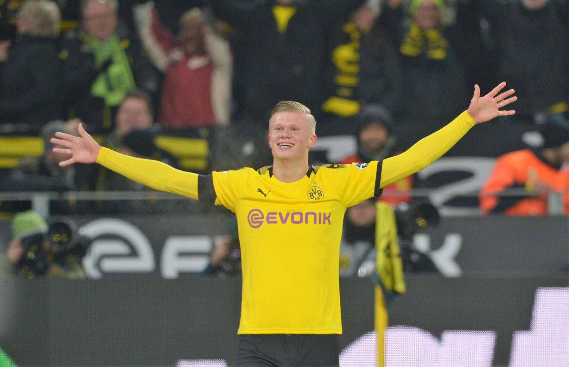 Haaland forelsket seg i Borussia Dortmund for mange år siden Haaland forelsket seg i Borussia Dortmund for mange år siden
