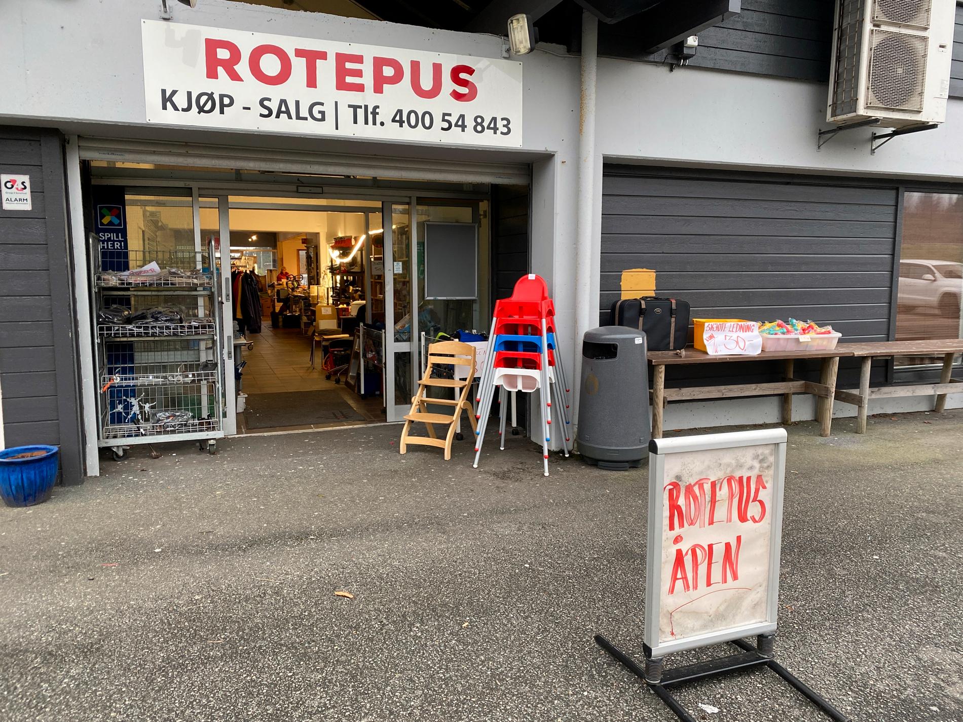 No har Rotepus både rydda og utvida No har Rotepus både rydda og utvida