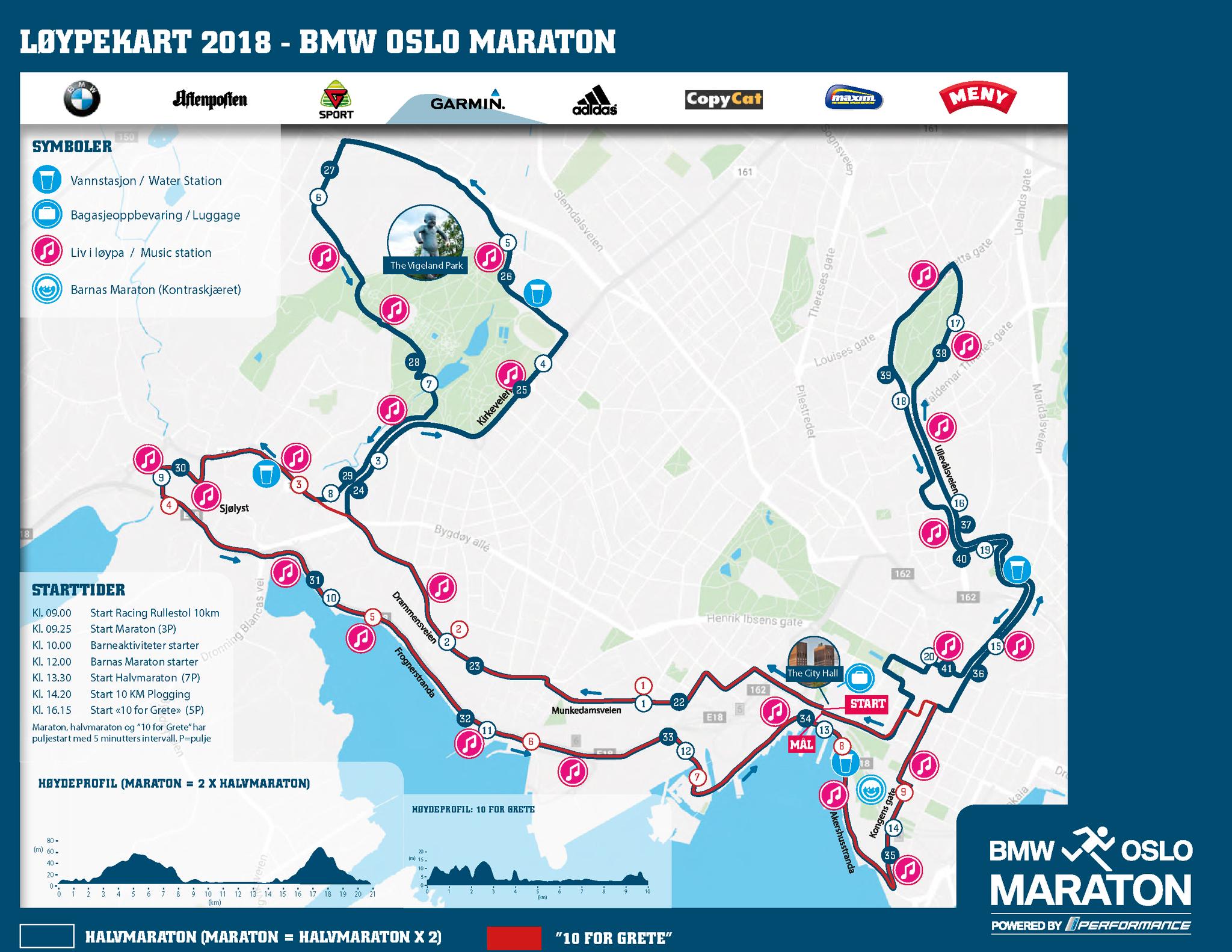 Oslo Maraton stenger store deler av sentrum. Slik påvirkes trafikken. Oslo Maraton stenger store deler av sentrum. Slik påvirkes trafikken.